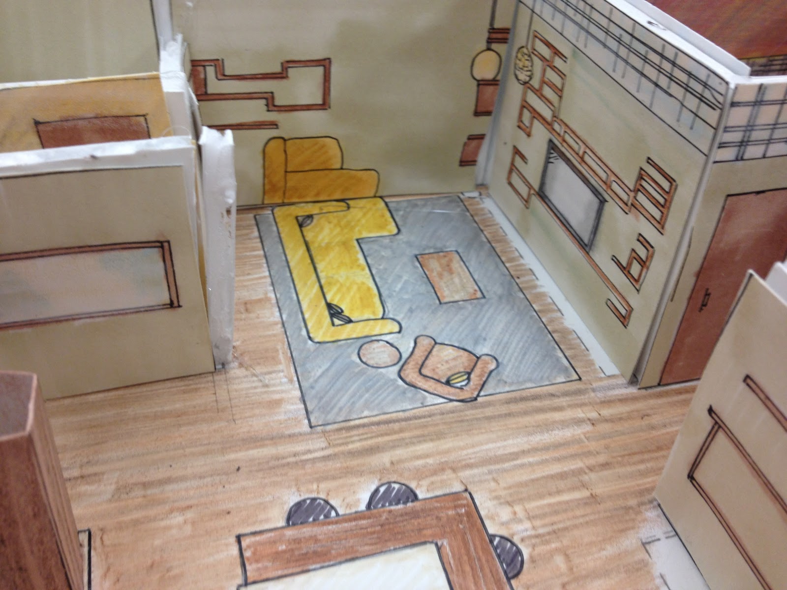 Michelle Hanna Interior Design Portfolio: One Bedroom and Common Space ...