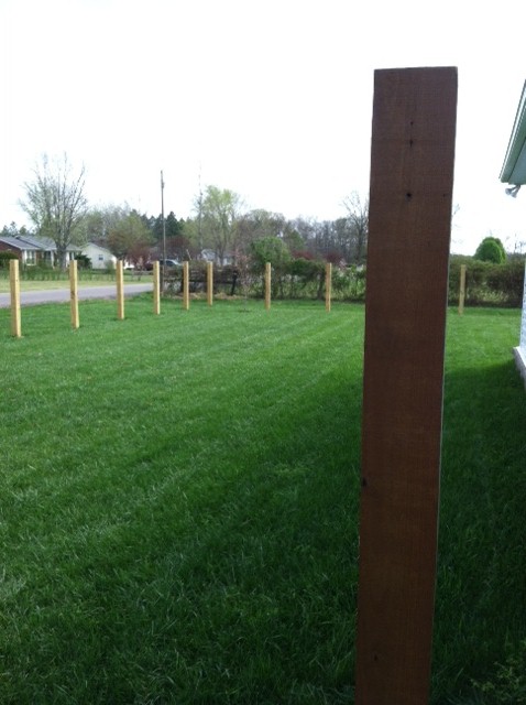 My Home Life Story: How We Put Up Our DIY Exposed Post Privacy Fence