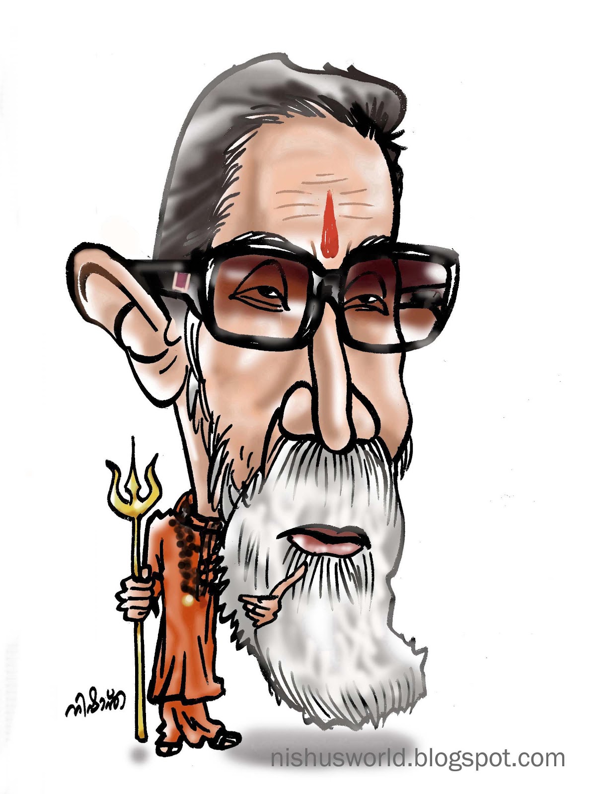 Nishu's World of Caricatures: Sonia Gandhi ( 2009 )