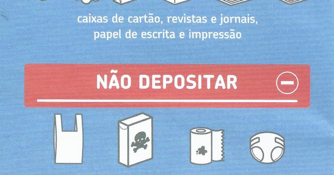 a nossa Geografia: ecoponto azul