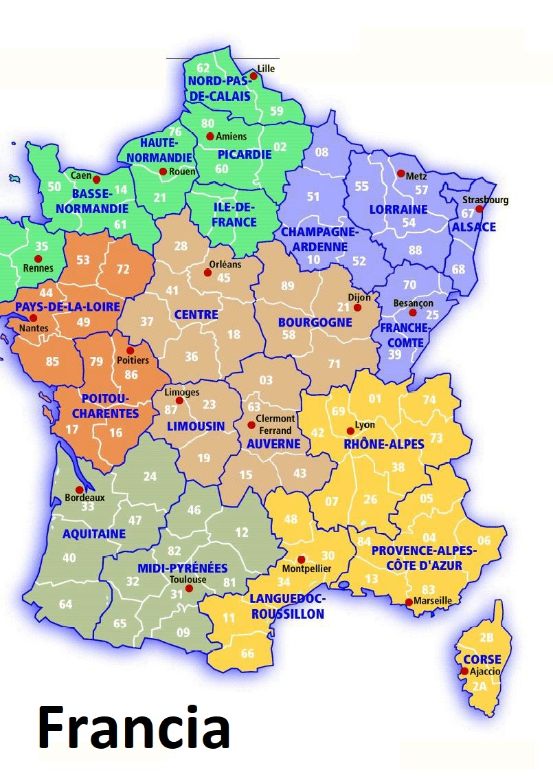 Blogemundo: Mapas de 8 paises Francofonos