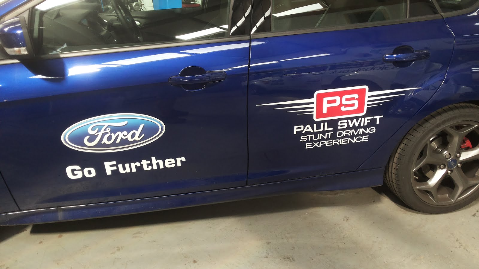 The Green I Signs Blog: Ford focus ST graphics for Paul Swift at ...