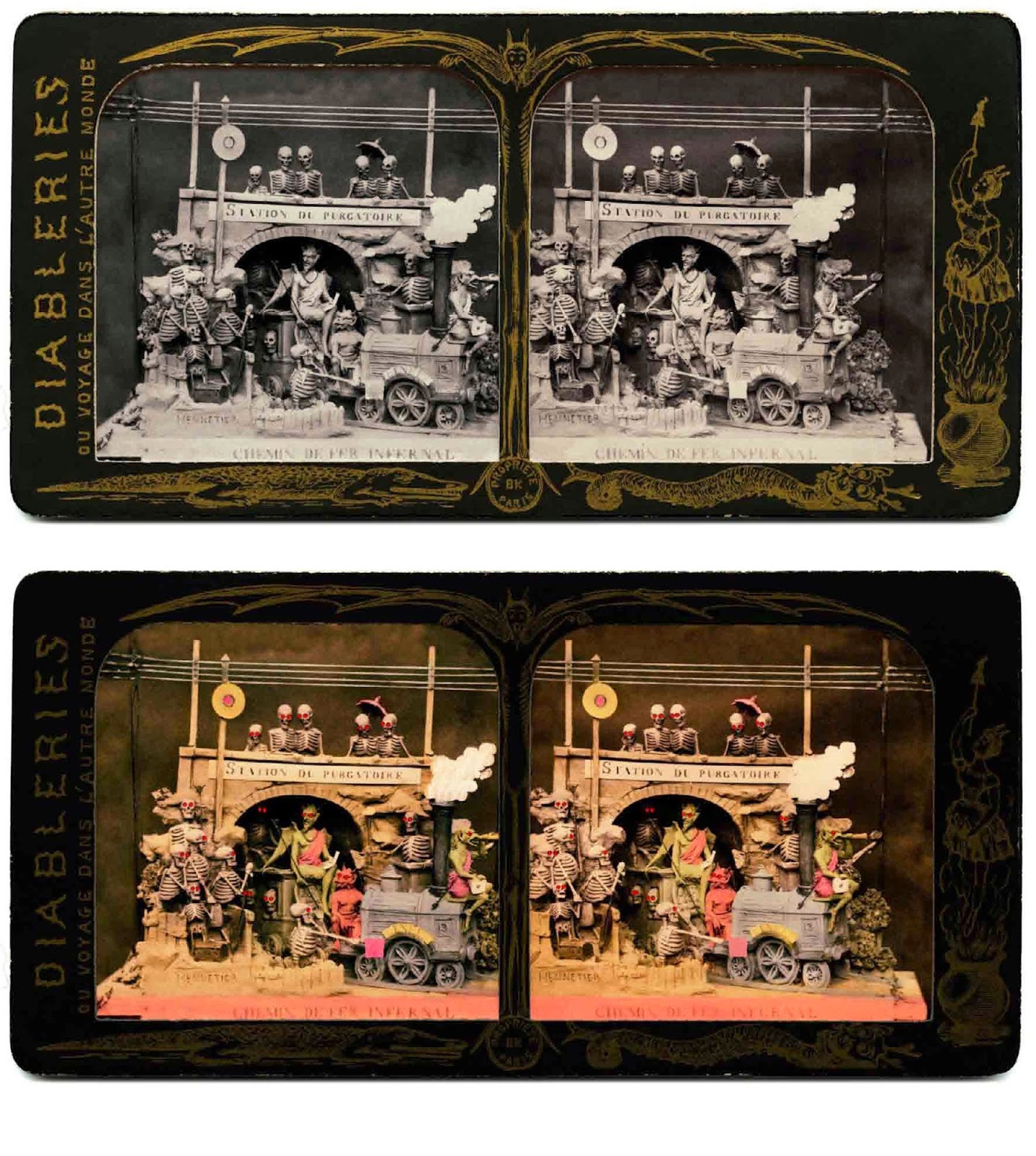 Voodoo Lounge artwork - the devil playing poker