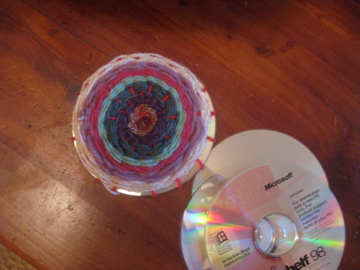 A Modest Garden: CD Weaving