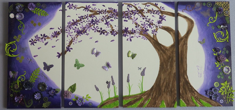 Craft Nerd Creates: Tree Canvases