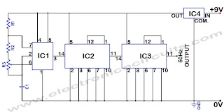 Electronics projects: Digital clock using LM8560...
