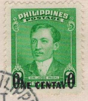 Philippine Republic Stamps : 1950 Revalued Rizal Definitive
