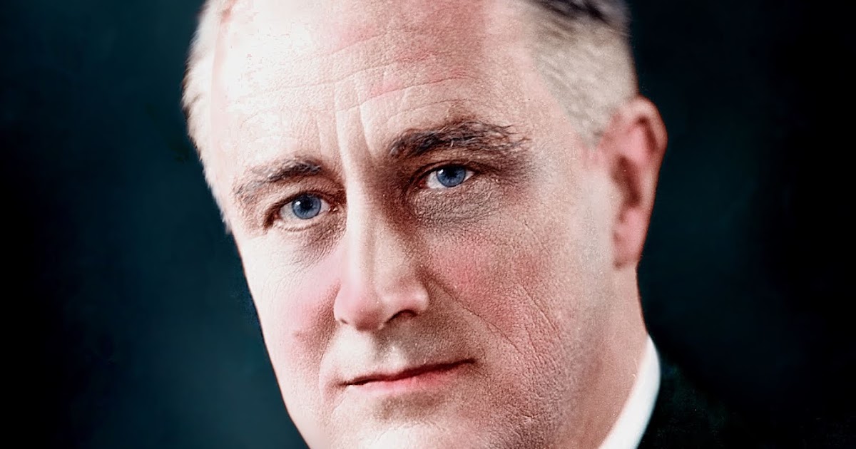 Colors for a Bygone Era: Franklin D. Roosevelt (1882 - 1945). 32nd U.S ...