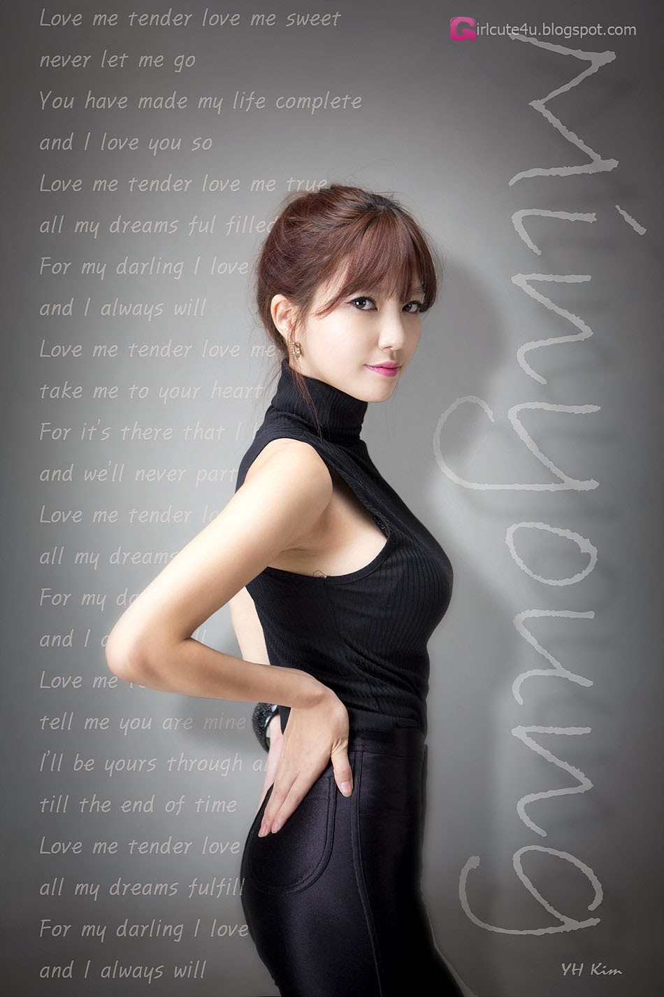 Sexy Korean: Han Min Young - Black lady