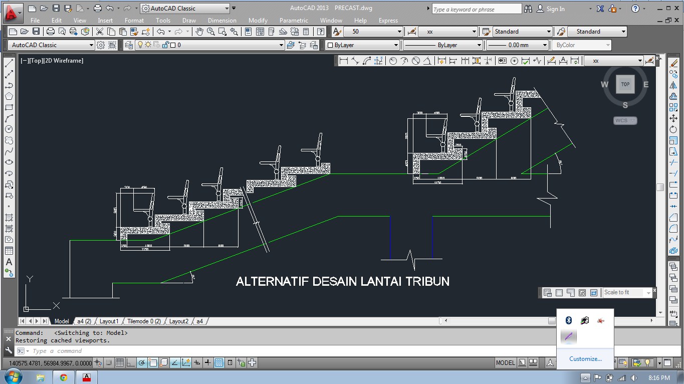 MANDOR: Skema Tribun Penonton
