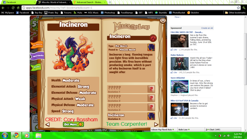 miscritsland: what is the strongest fire miscrits