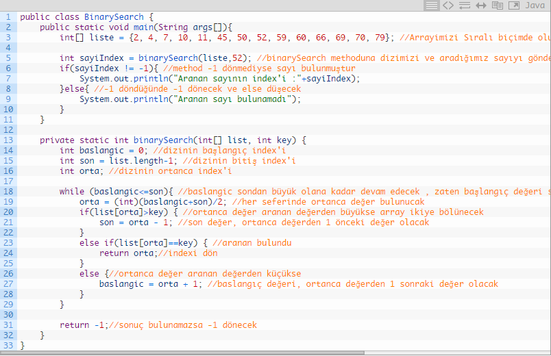 Temel java Dersleri – Dizilerde Arama (Array Search) - SeymanBlog