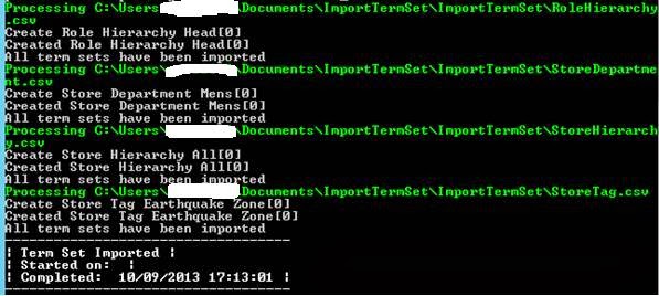Walk Through Sharepoint 2013 Import Term Sets Using Powershell Script 