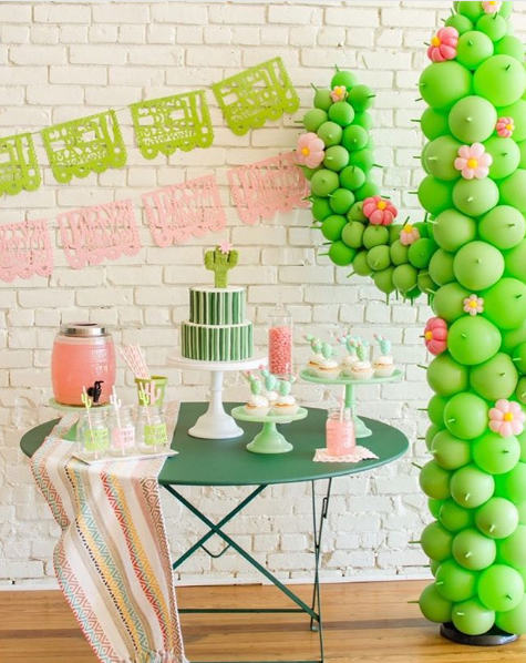 Fiesta temática cactus