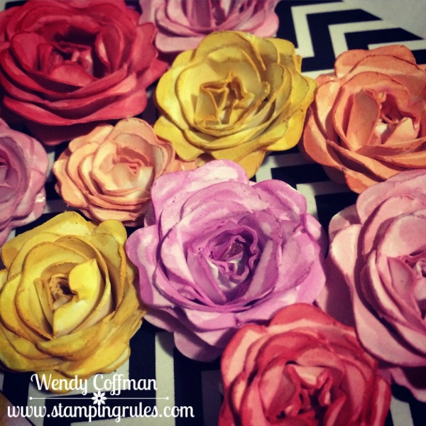 Stamping Rules!: Day 127: Rolled Flower Tutorial
