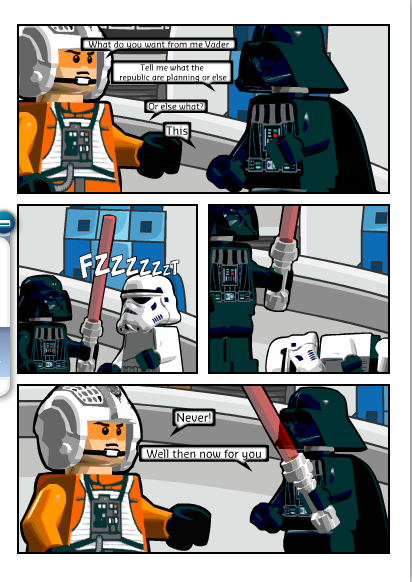 Liam P @ Enrich: Lego comic builder
