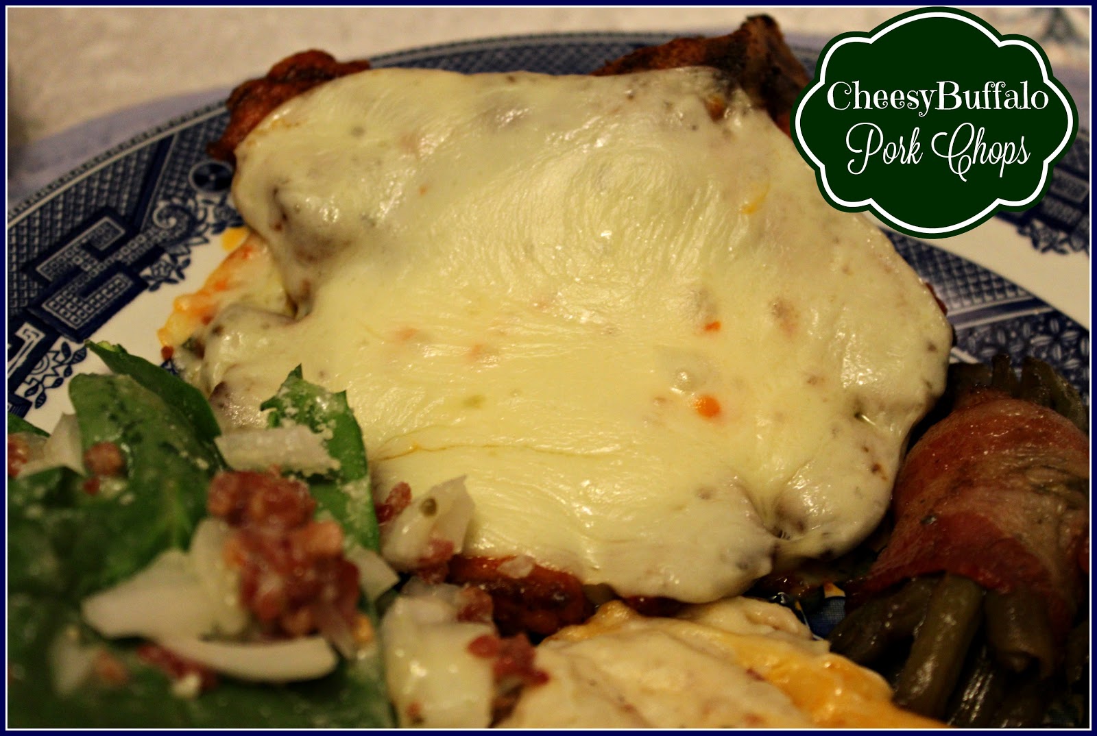 Sweet Tea and Cornbread: Cheesy Buffalo Pork Chops!
