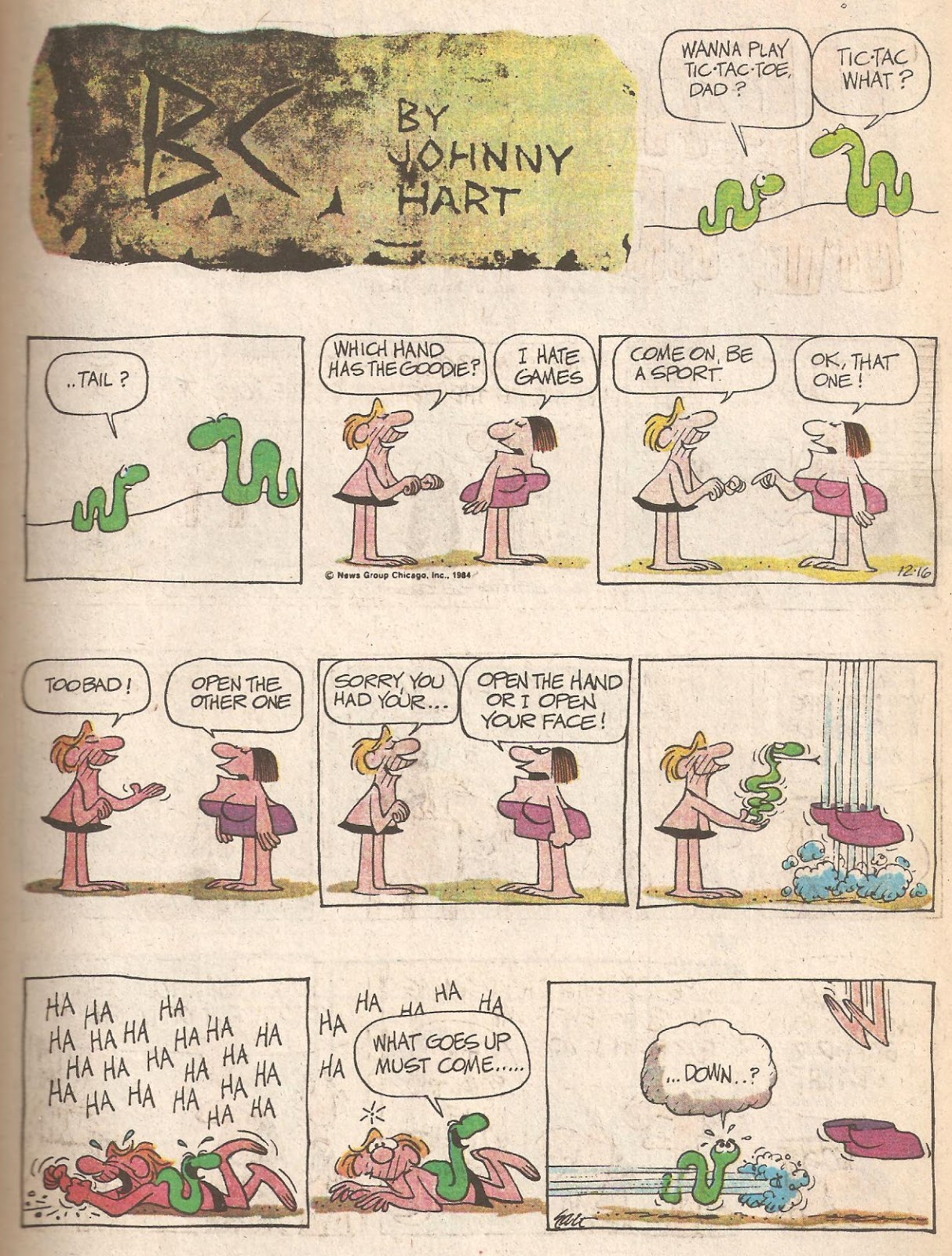 Sunday Comics Debt: Paralyzed Snake's Revenge