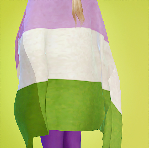 Simbolic: a Pride Month cape recolour by Valhallan