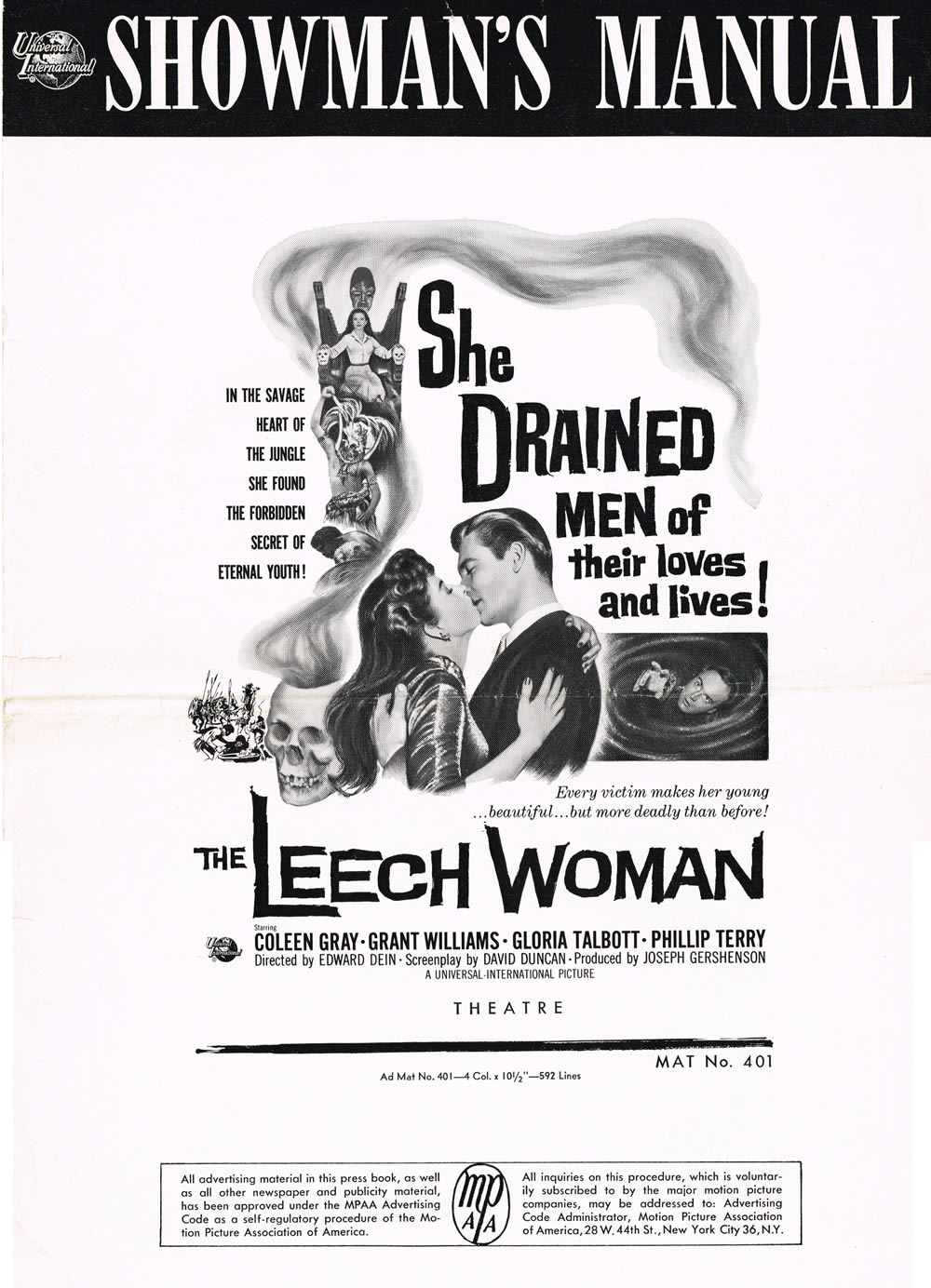 Vintage Pressbooks: [1960] The Leech Woman