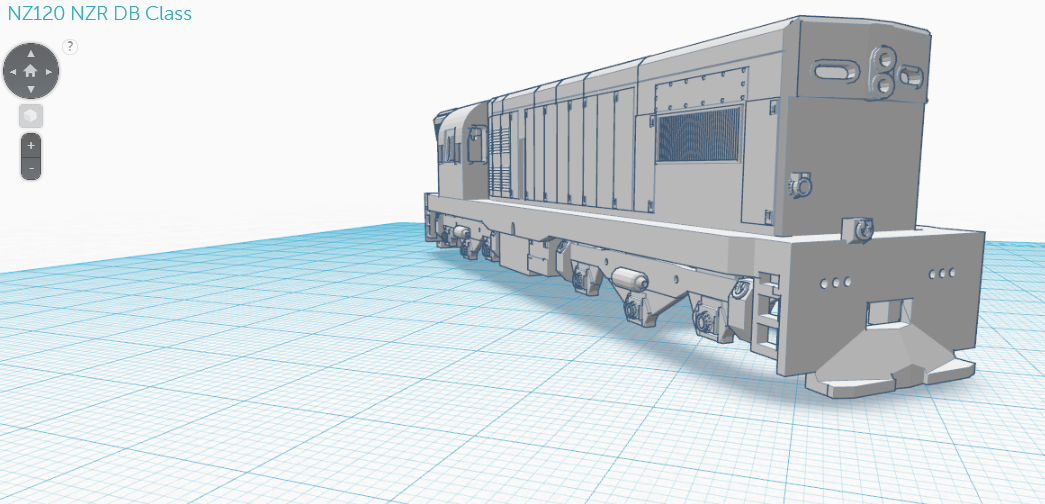 New Zealand Railway Models (Kiwi Trains): 3d Printable NZR DB Class