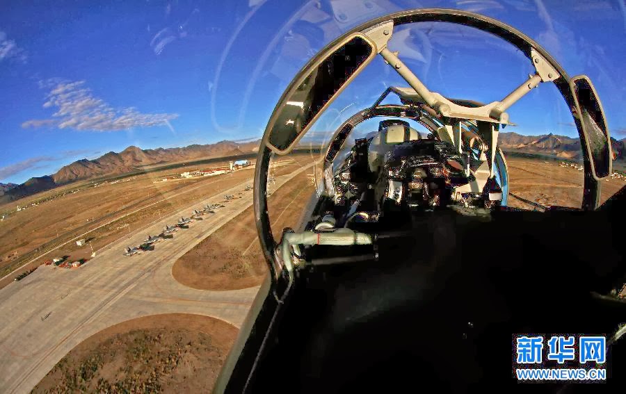 Asian Defence News: Chinese PLAAF fighters in Tibetan plateau