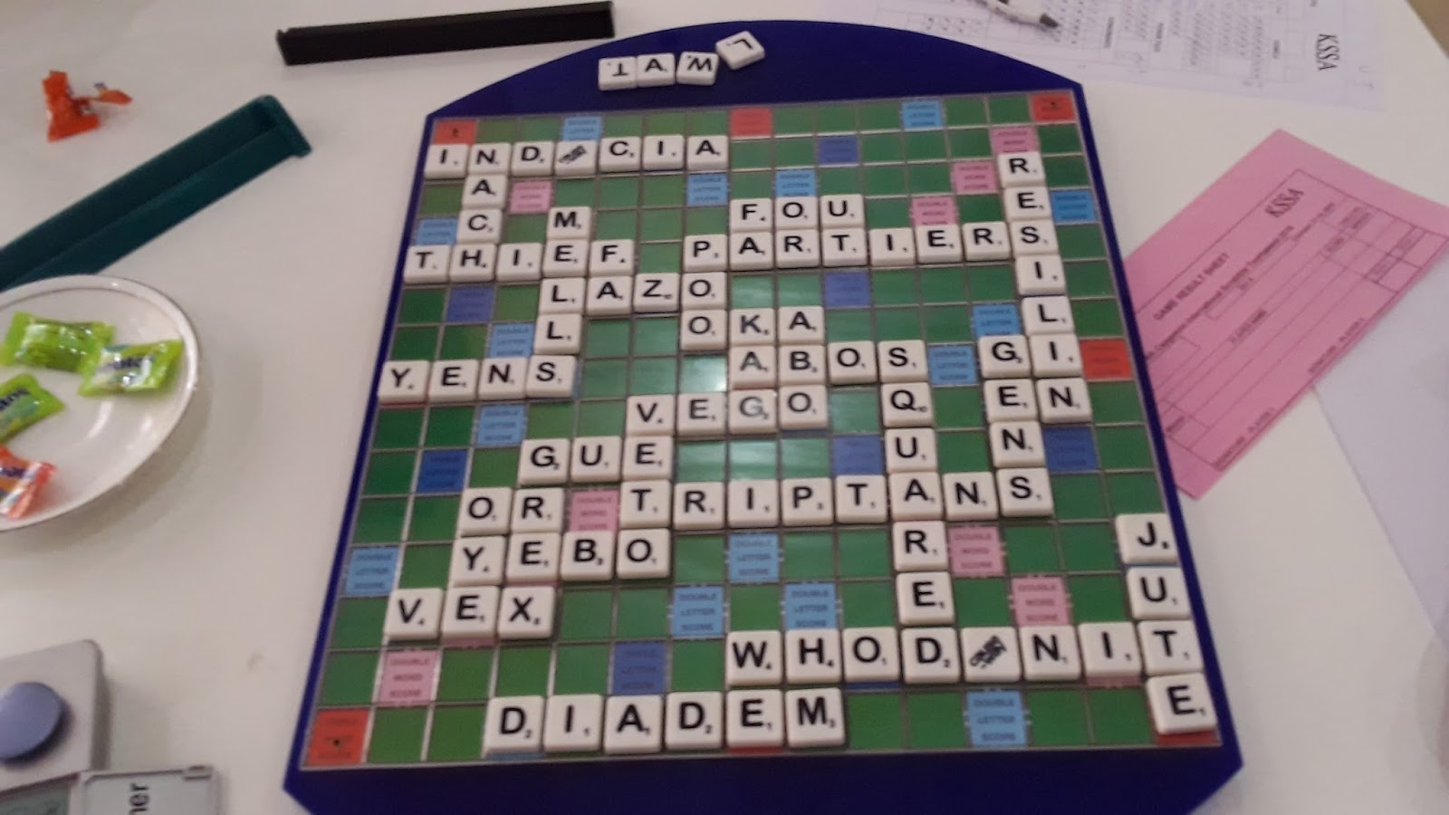 Capgemini International Scrabble Tournament 2018 Day 3 - Scrabbling Away