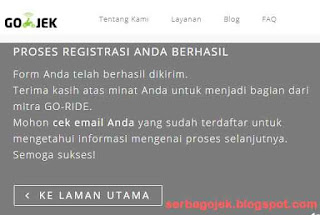 Cara Daftar Driver GoJek Online 2018