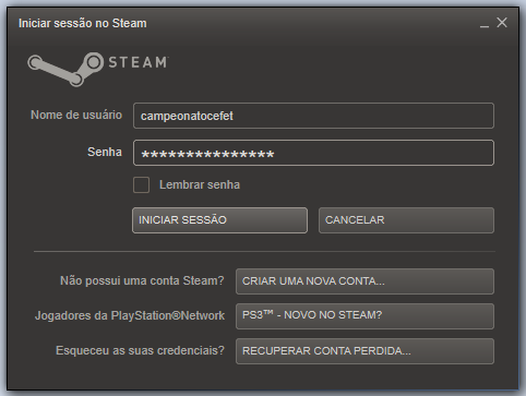 Tutorial: Criando conta na Steam