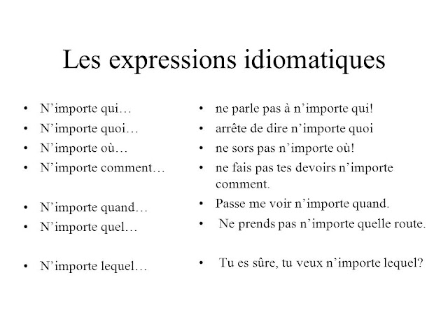 Le blog de FLE de madame Lourido: N'importe...
