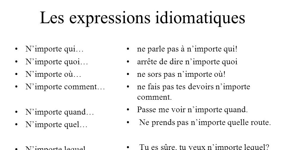 Le blog de FLE de madame Lourido: N'importe...