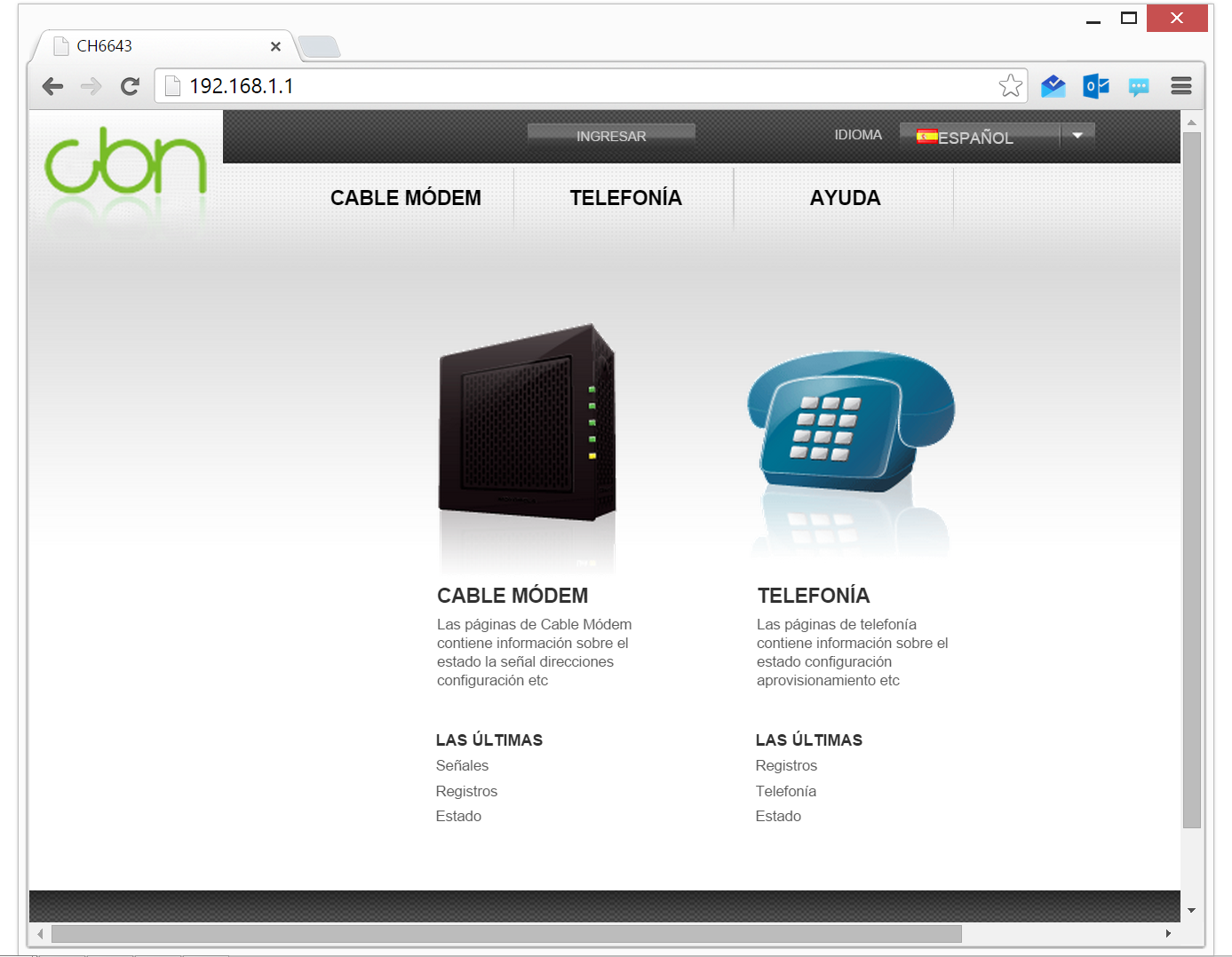 esponja Acera Renunciar acceder router ono cbn Lustre Baño cielo