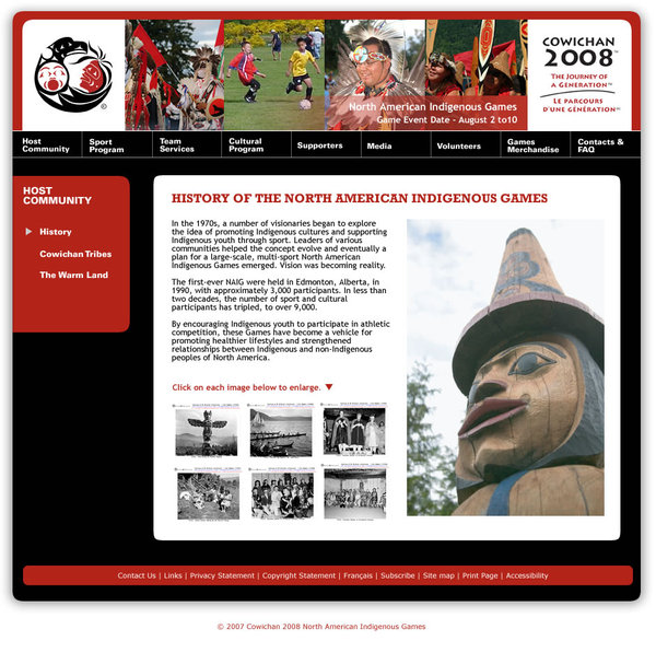 History of All Logos: All Cowichan 2008 Logos