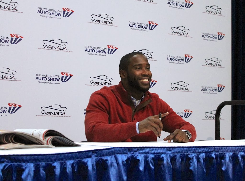 Pierre Garçon Appears at Washington Auto Show - DC Outlook