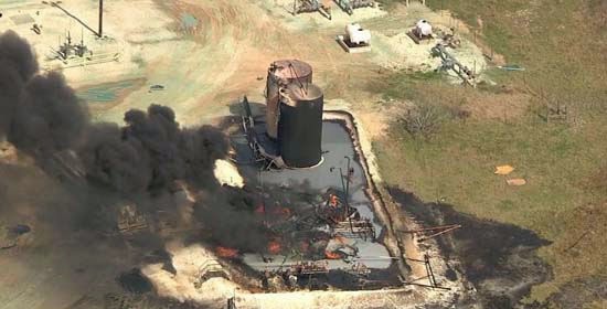 MEC&F Expert Engineers : OIL STORAGE TANK EXPLODED IN AN OIL FIELD IN ...