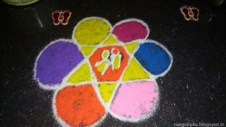 Beautiful Rangoli Designs: Marathi New Year Rangolis