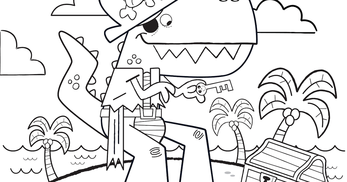 Millertoons: T-REX-A-SAURUS-COLORING BOOK PAGE(S)
