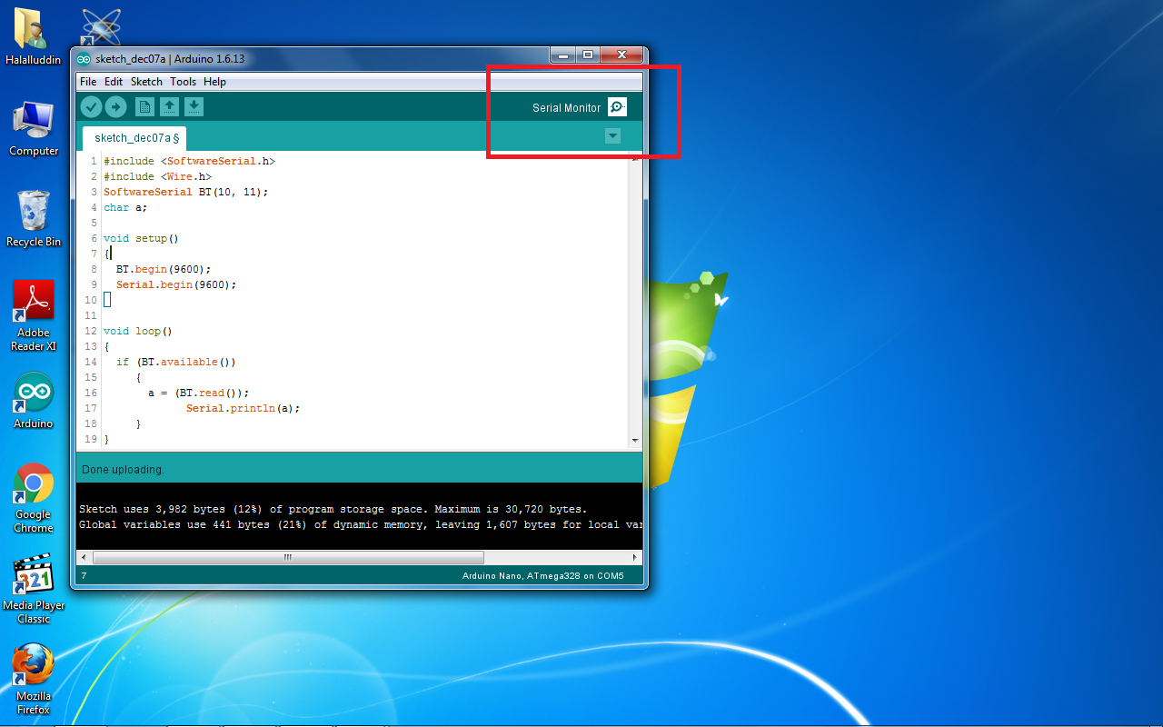 litarprojek2u: Tutorial 12 - Arduino & Bluetooth