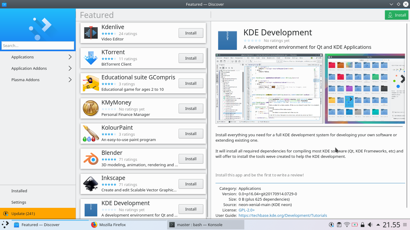 A First Timer Review of KDE neon Operating System
