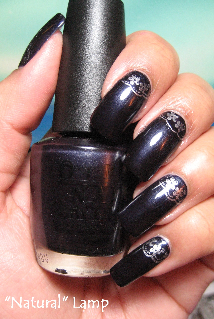 My Simple Little Pleasures: NOTD: OPI Light My Sapphire + m80