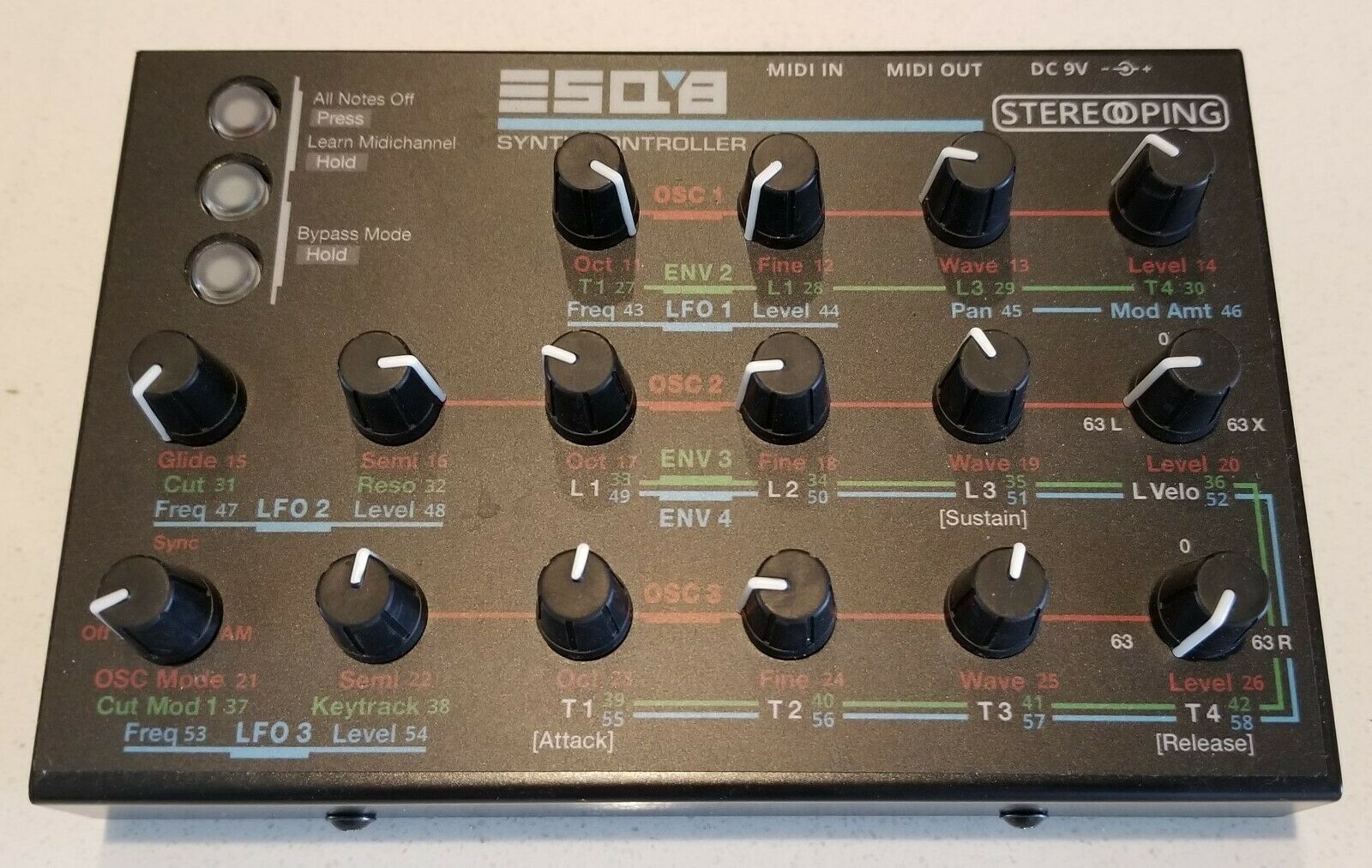 MATRIXSYNTH: Ensoniq SQ-80 with Stereoping ESQ-8 Synth Controller