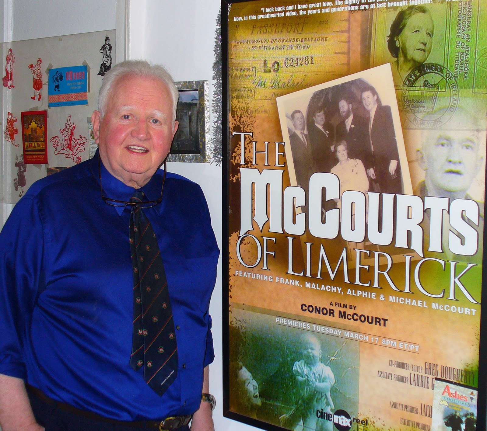 Mature Men of TV and Films: Malachy McCourt: Actor, Author and Storyteller