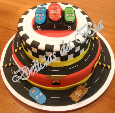 Delícias da Bia: Carros Disney - Pódio