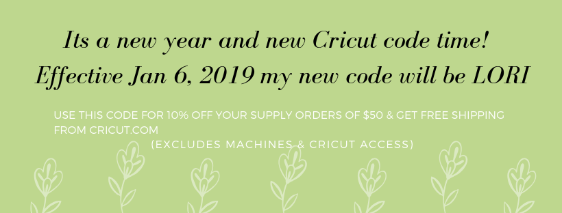 Lori's Scrappy Bunch - Create Your World: New Cricut discount code ...