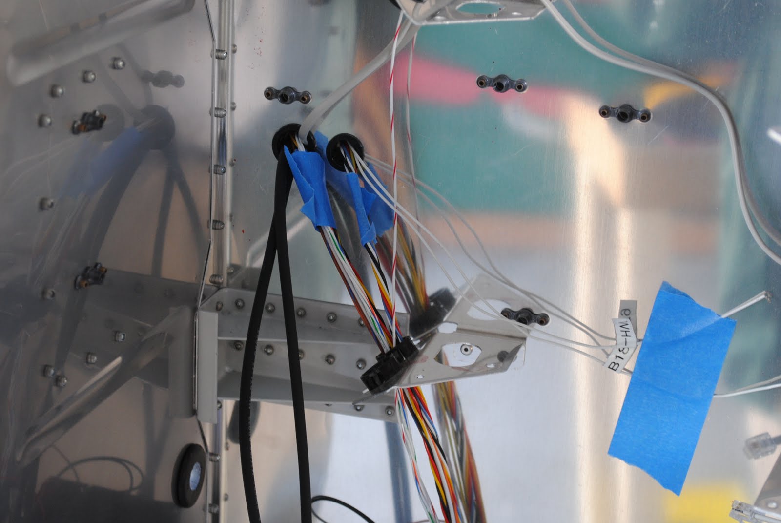 RV-12 Builder in Sandy, UT: Continued Wiring and Spar Pin Alignment