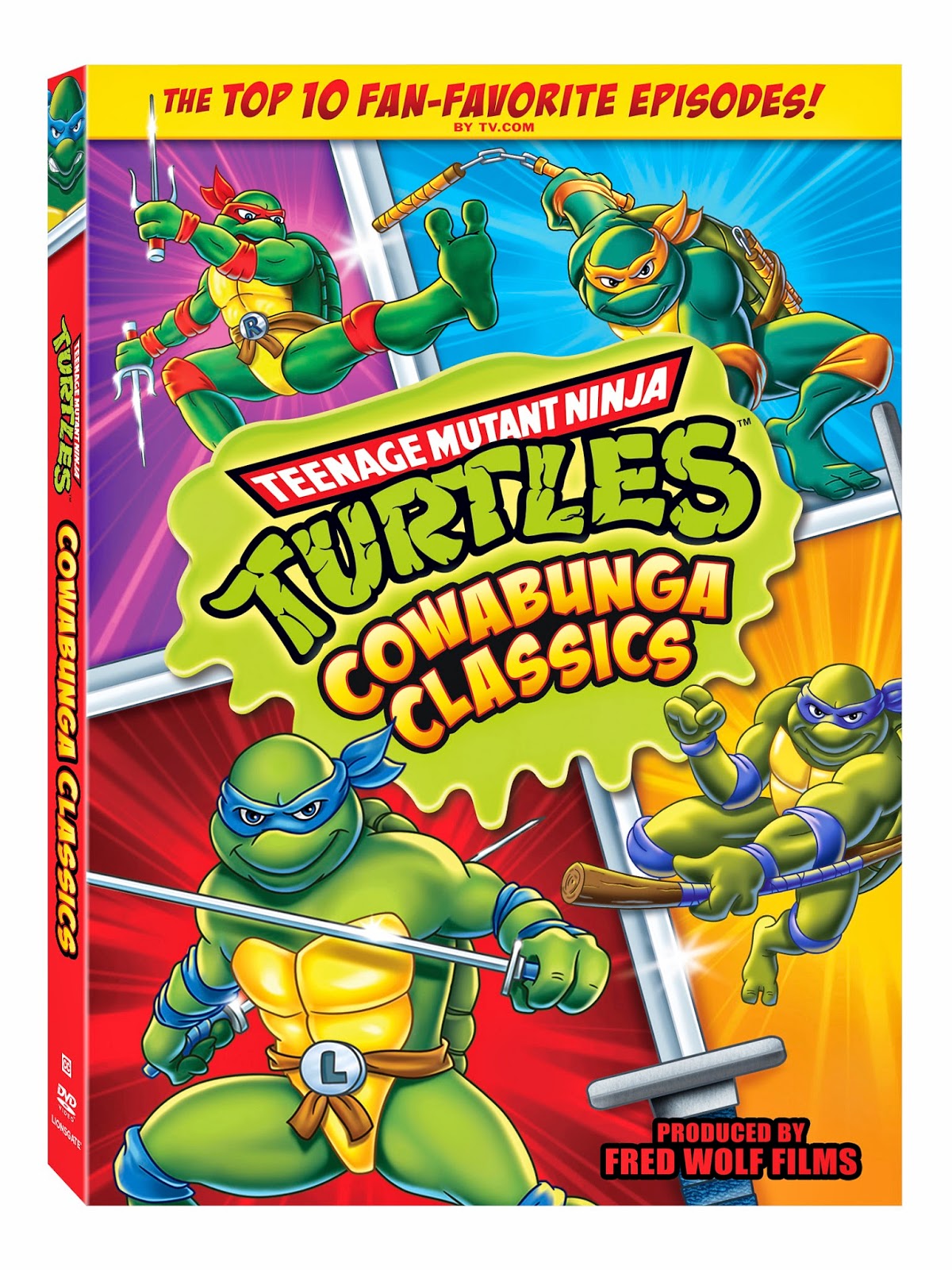 A Lucky Ladybug: Teenage Mutant Ninja Turtles Cowabunga Classics DVD ...
