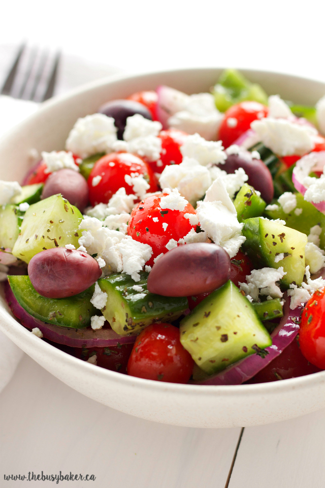 Quick And Easy Greek Salad The Busy Baker quick-and-easy-greek-salad-the-busy-baker