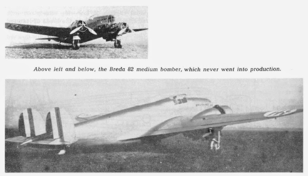 Italian Aircraft of WWII: BREDA Ba 82