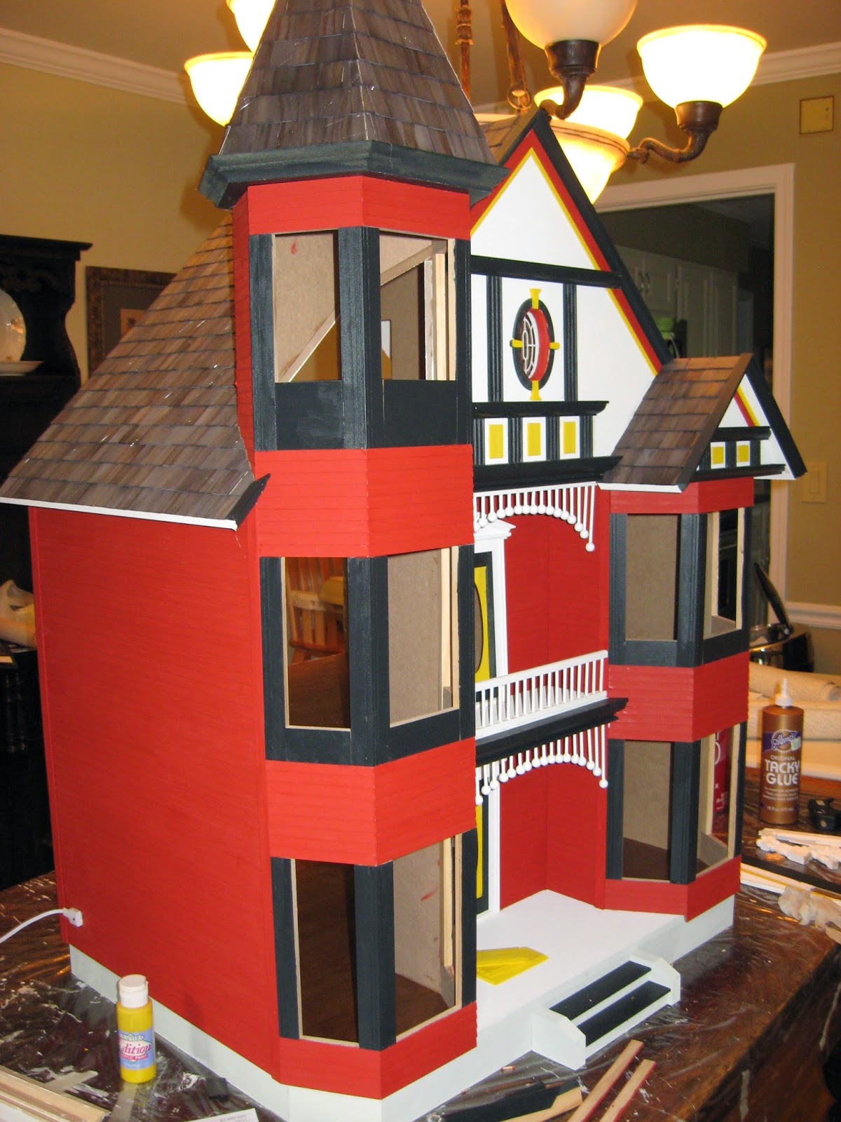 Little Darlings Dollhouses: Building the Painted Lady Dollhouse