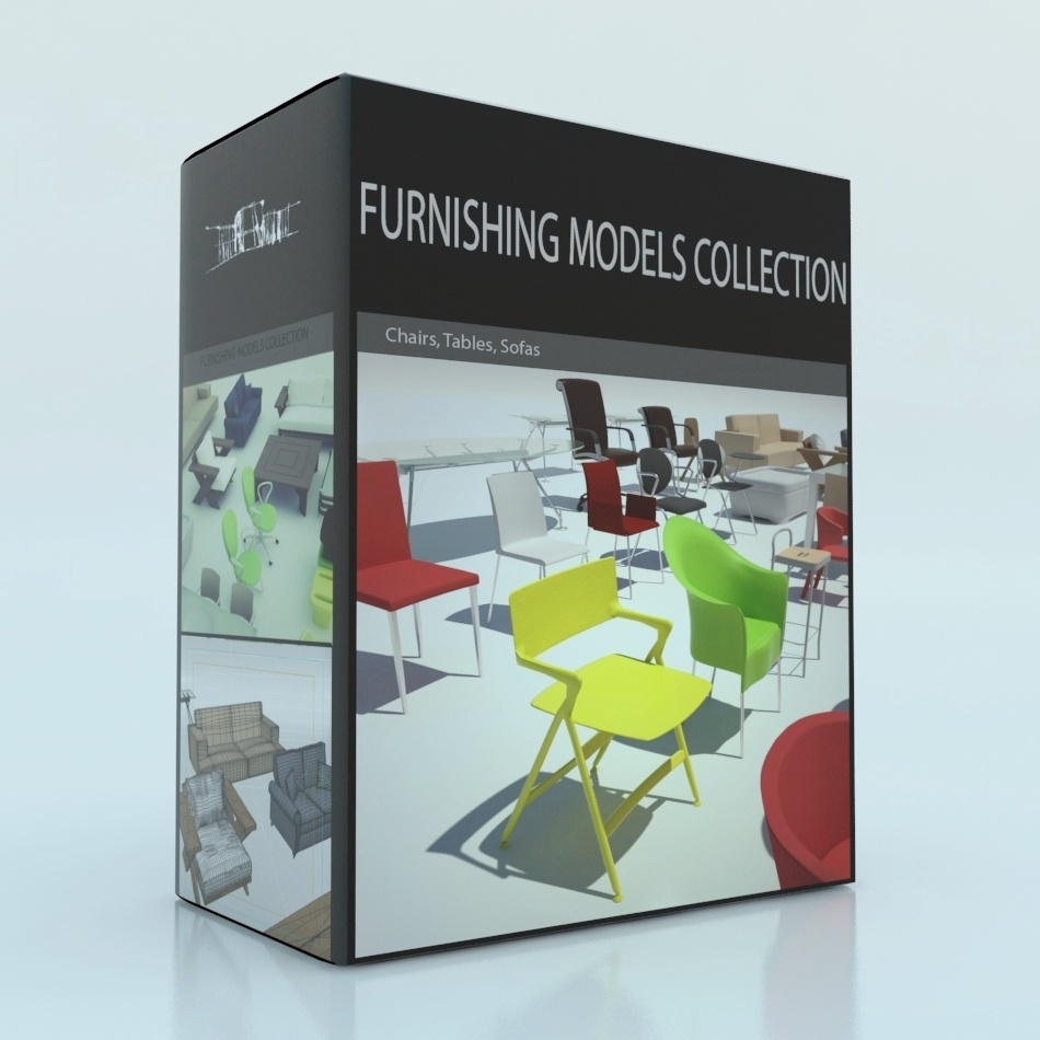 Professional 3dModels: 3d Models furniture Collection